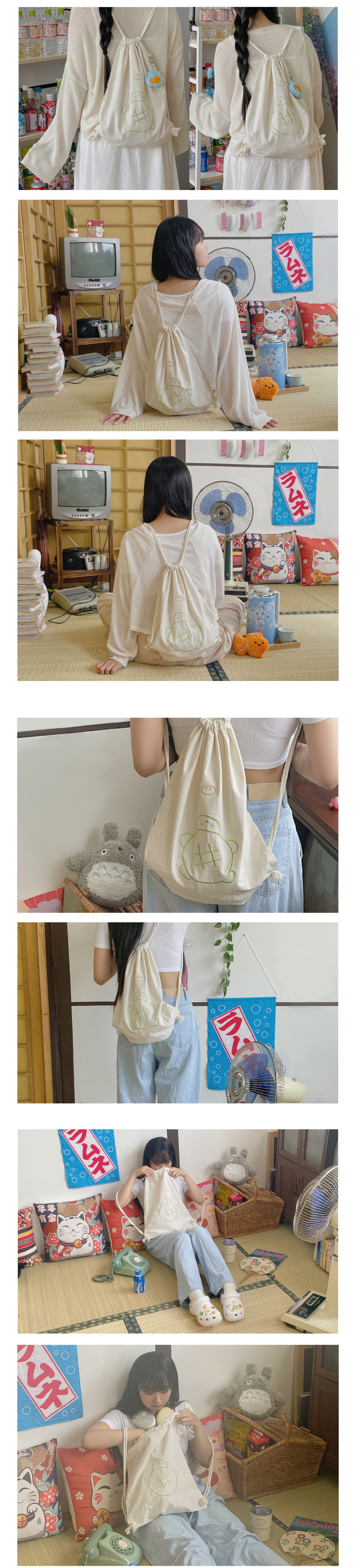 Melonpan Turtle String Backpack | ファッション通販サイト NUGU