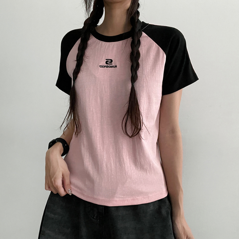 ラグラン半袖Tシャツ(4color) | ファッション通販サイト NUGU