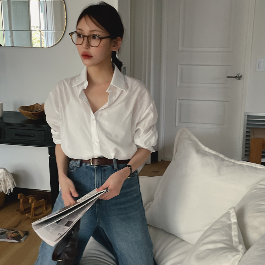 サマーシースルーソフトシャツ(7color) | ファッション通販サイト NUGU