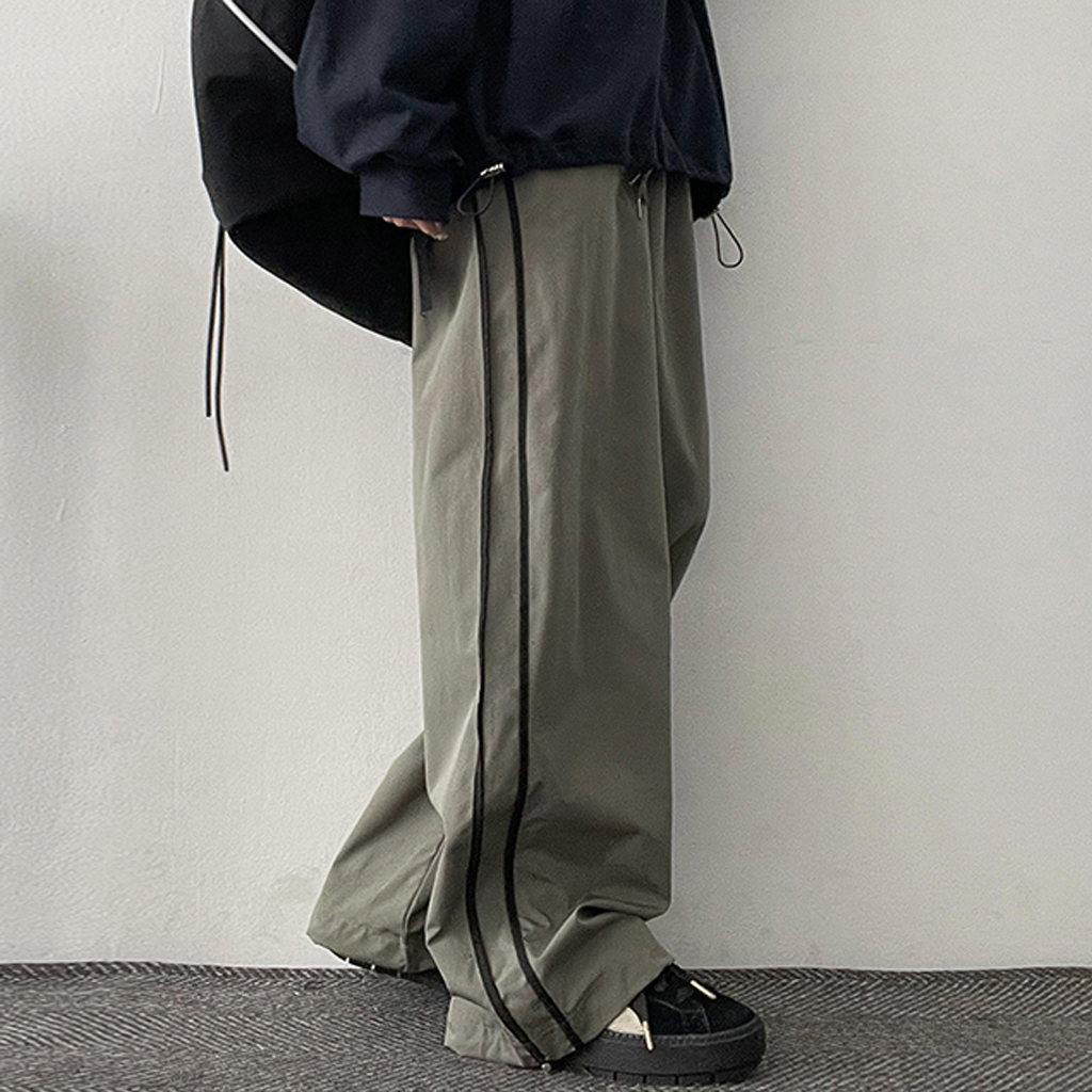 ストリングトレーニングワイドパンツ(3color) | ファッション通販サイト NUGU