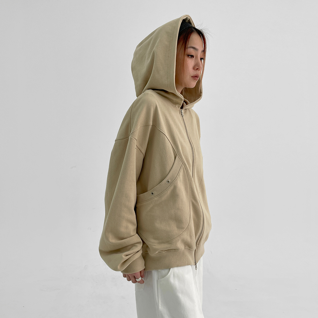 コンテルアイレット2WAYジップアップ | ファッション通販サイト NUGU