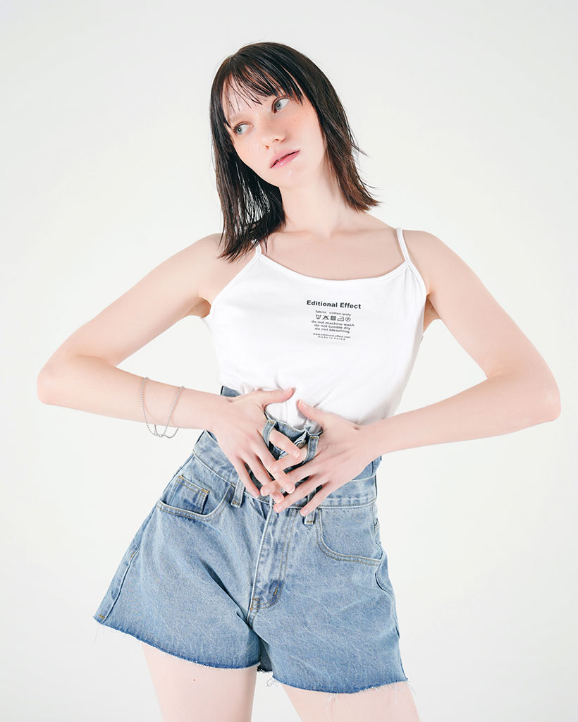 Kitsch Short Denim Pants (2size) | ファッション通販サイト NUGU