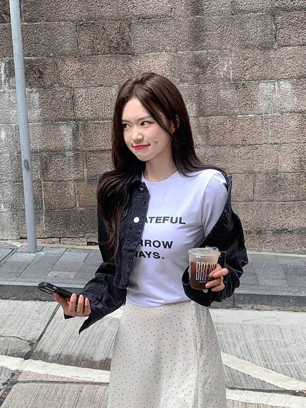 セミクロップド半袖Tシャツ(4color)|ファッション通販サイトNUGU