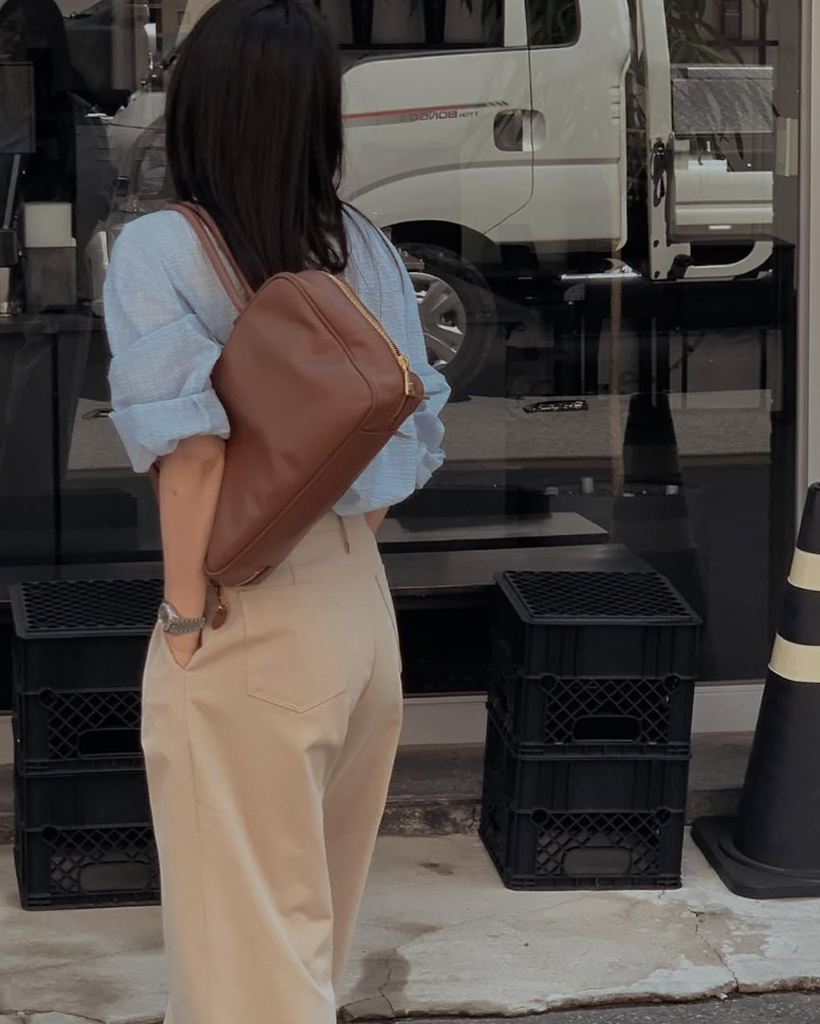 Pintuck cotton wide pants (Beige) | ファッション通販サイト NUGU