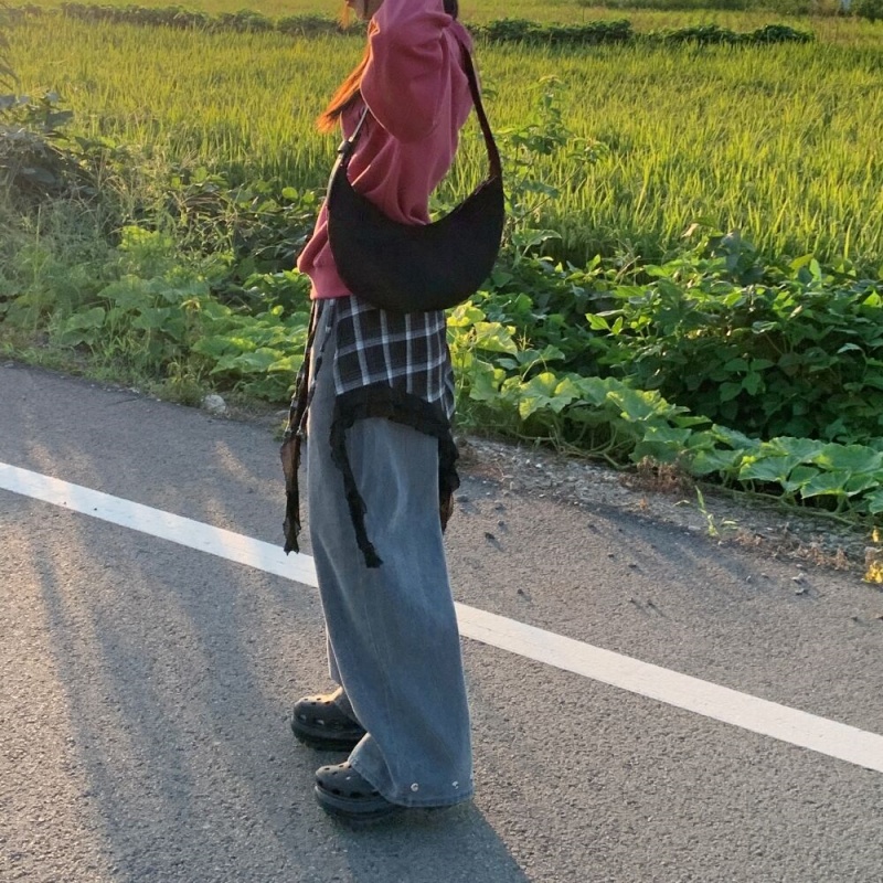 [3color]ピグメントワイドコットンロングデニムパンツ | ファッション通販サイト NUGU