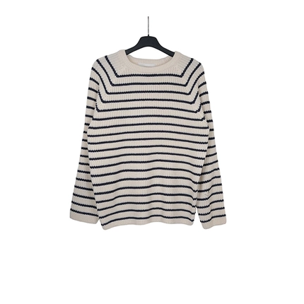 ストライプ透かし編ニット | ファッション通販サイト NUGU